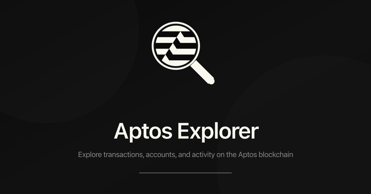 Aptos Explorer